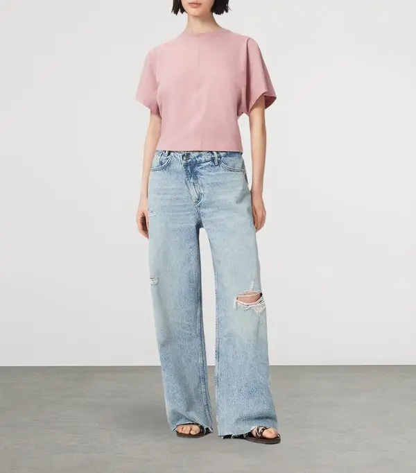 ALLSAINTS Organic Cotton Eden Artia T-shirt - Pink