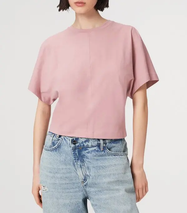 ALLSAINTS Organic Cotton Eden Artia T-shirt - Pink