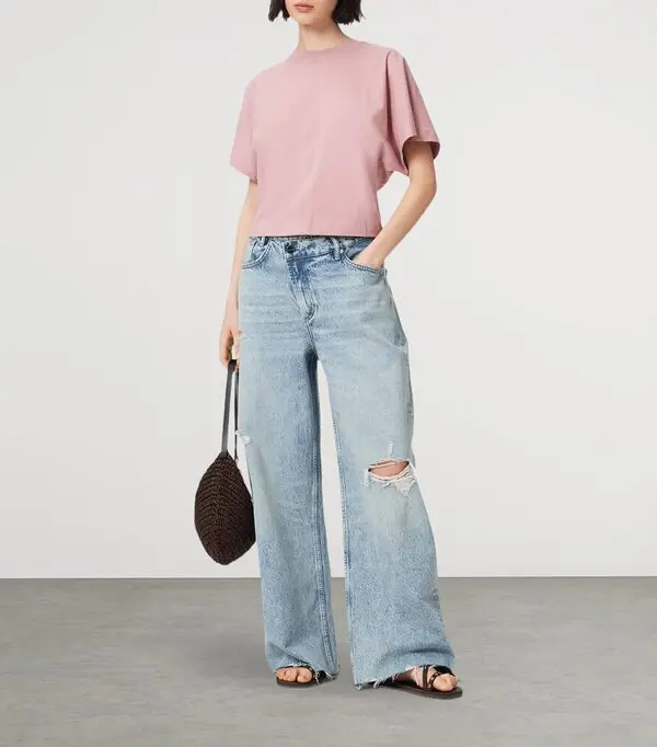 ALLSAINTS Organic Cotton Eden Artia T-shirt - Pink