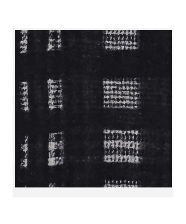 Faliero Sarti Checked Fringed Scarf