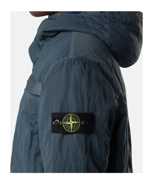 Stone Island State Logo-patch Hooded Jacket