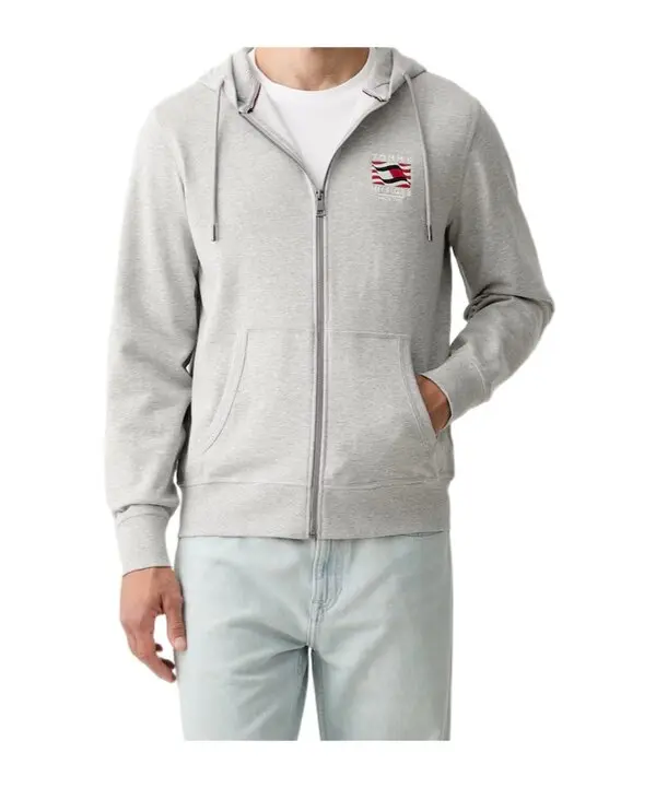 Tommy Hilfiger Zipper Sweatshirt - Gray