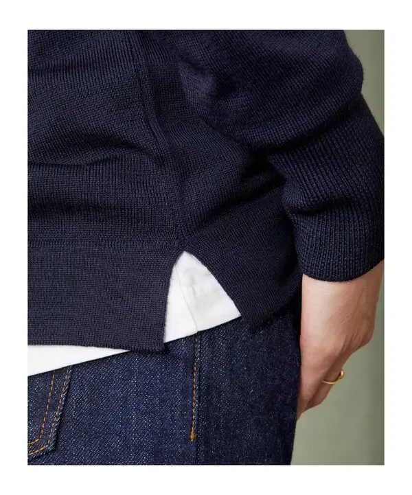 Officine Générale Crew-neck Long-sleeve Sweater