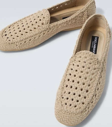 Dolce & Gabbana Woven Loafers