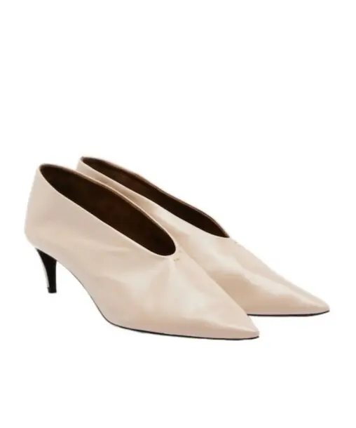 Khaite Miriam Leather Pumps