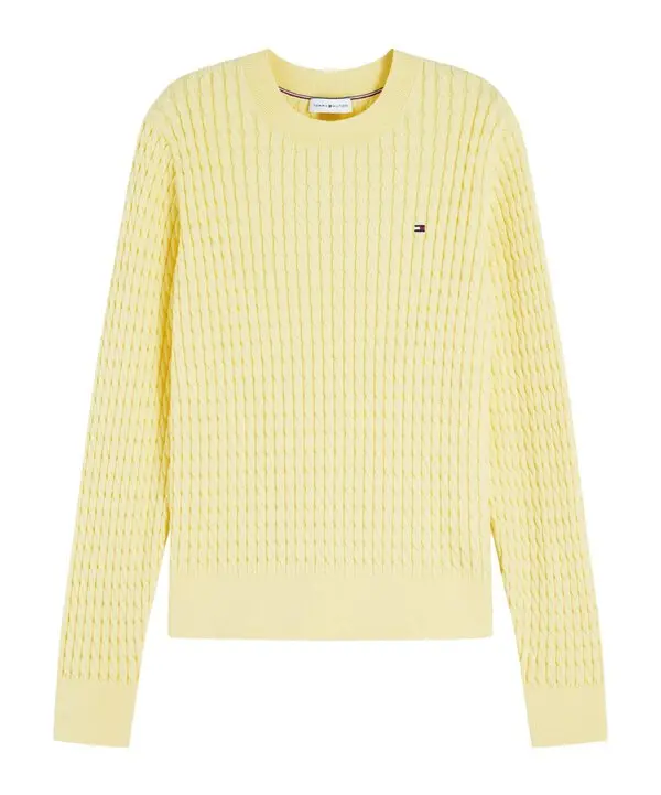 Tommy Hilfiger Cable-knit Sweater - Citronella
