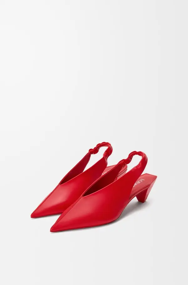 Loewe Pointed-toe Slingback Pumps