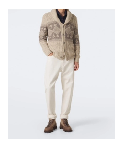 Brunello Cucinelli Jacquard Cardigan