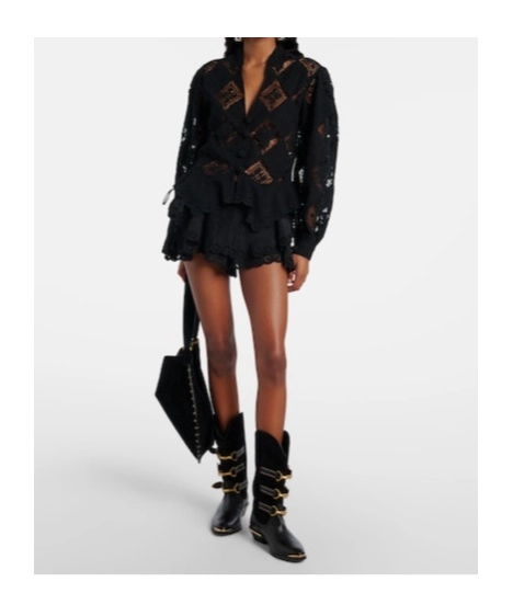 Isabel Marant Étoile Neis Cotton And Silk Shorts