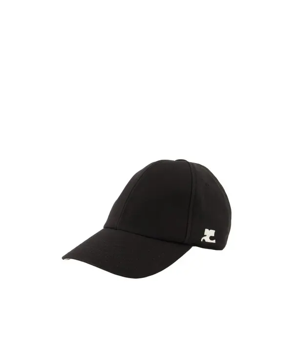 COURREGES Logo-embroidered Cotton Cap