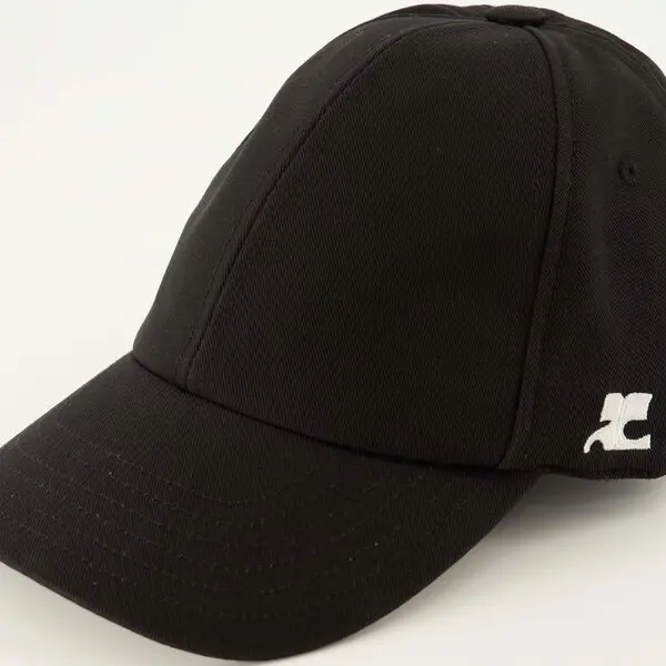 COURREGES Logo-embroidered Cotton Cap