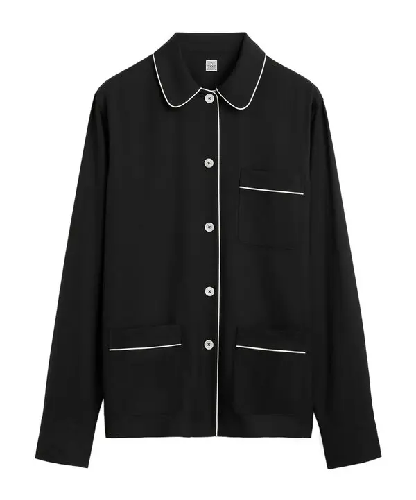 TOTEME Single-breasted Pajamas - Black