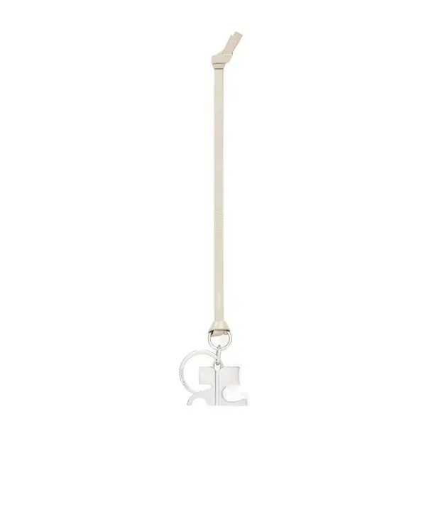 COURREGES Courrèges Ac Naplack Key Ring - Frankincense Ash