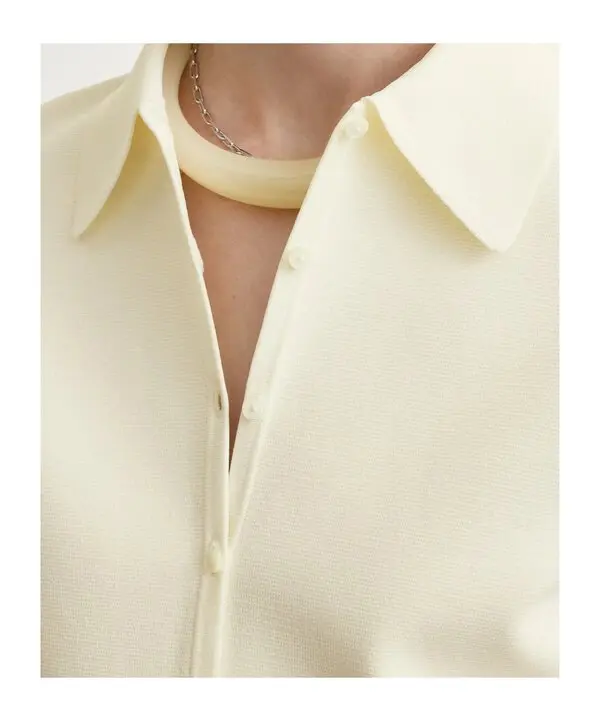 TOTEME Compact-knit Buttoned Cardigan