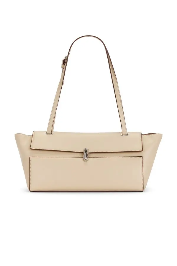 Savette Trapeze Shoulder Bag - Bone