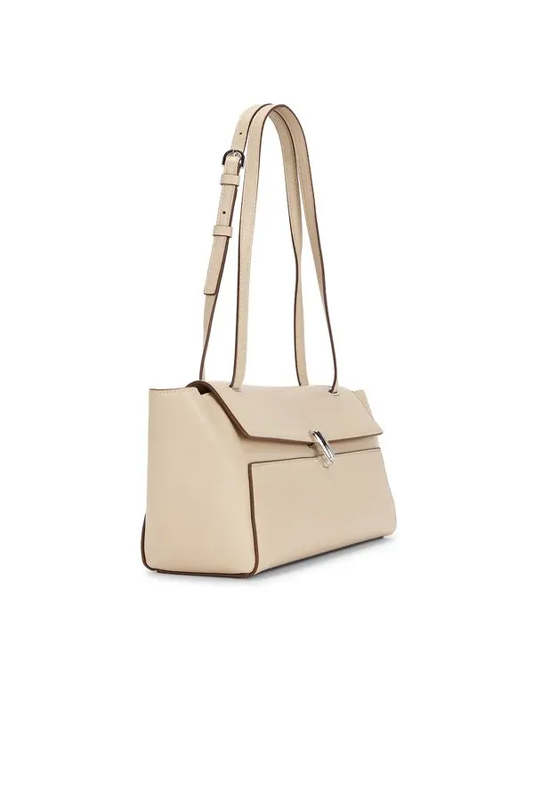 Savette Trapeze Shoulder Bag - Bone