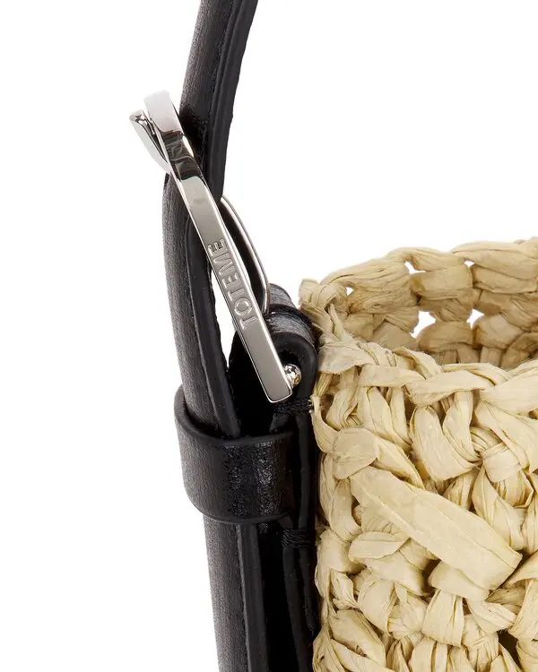 TOTEME Small Belted Raffia Tote Bag - Natural