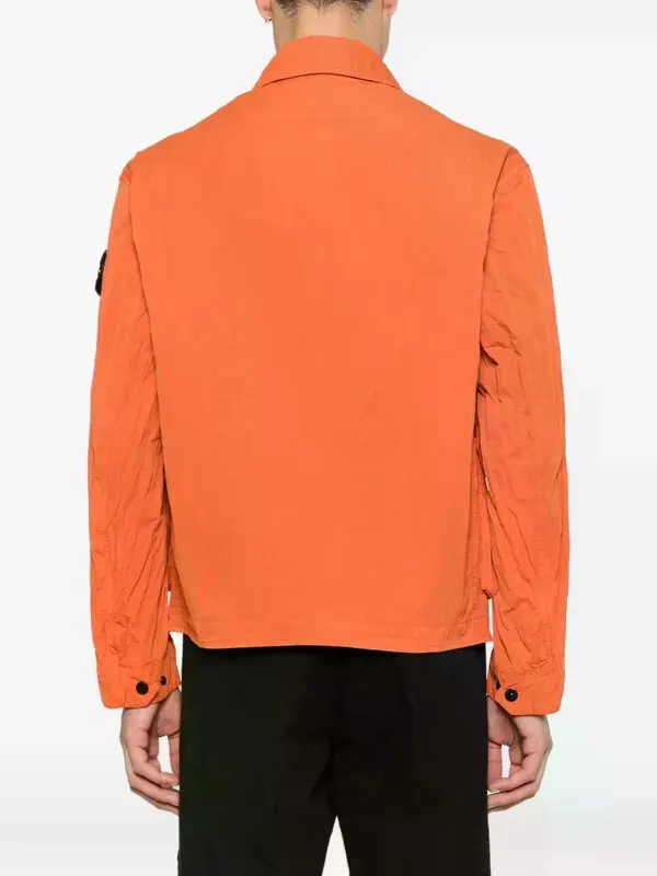 Stone Island Logo-patch Shirt Jacket