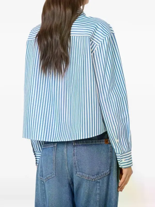 Max Mara Wkdpanetto Striped Cotton Shirt