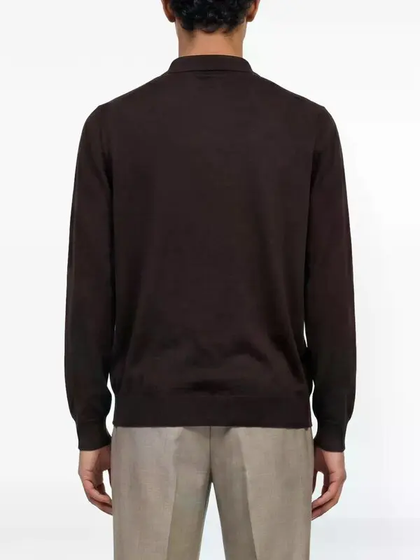 LARDINI Long-sleeve Polo Shirt