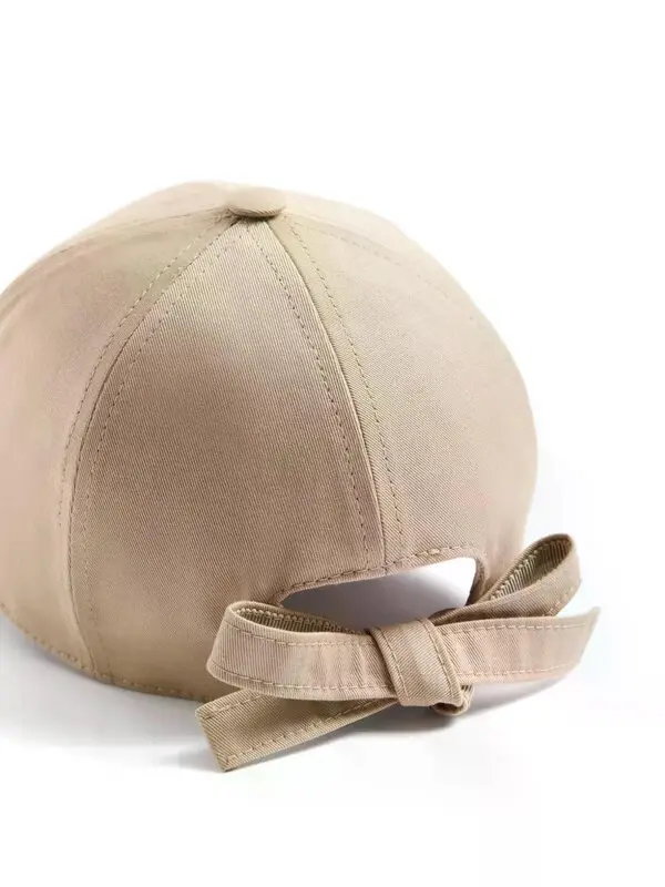 PATOU Embroidered Logo Cap - Neutrals