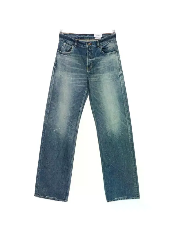 Alexander McQueen Cotton Washed Jeans