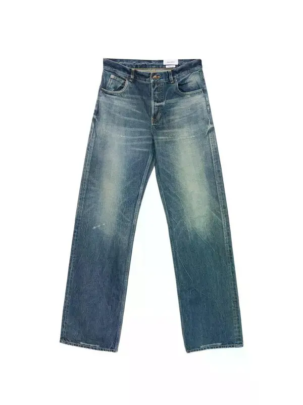 Alexander McQueen Cotton Washed Jeans - Blue