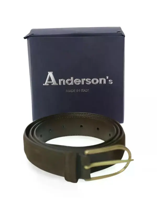 Anderson's Suede Belt With Buckle