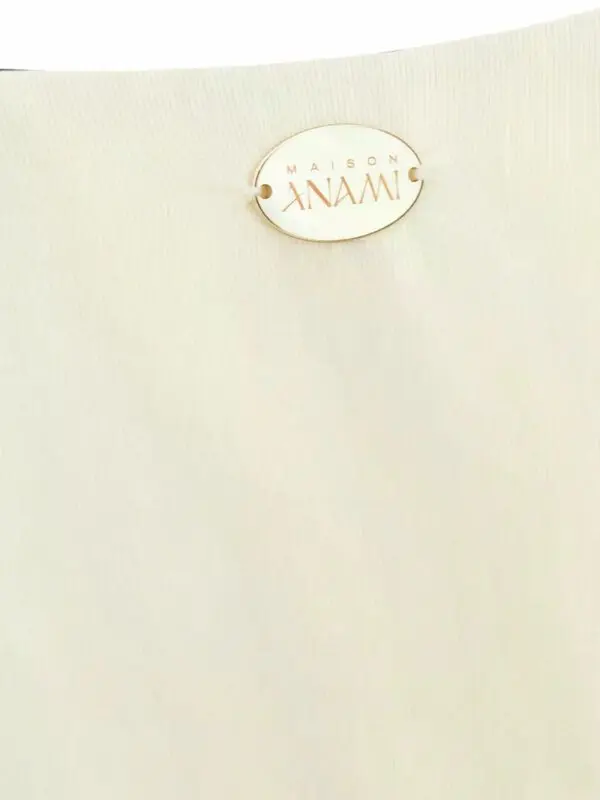 MAISON ANAMI Ruched Detail Bikini Top