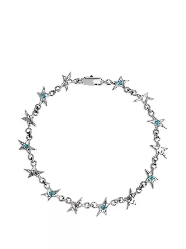 TWOJEYS Stone-embellished Star-detail Bracelet - Silver