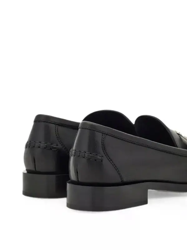 FERRAGAMO Gancini Leather Loafers