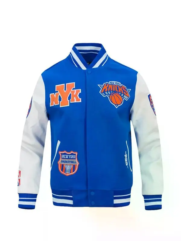 PRO STANDARD X New York Knicks Letterman Varsity Jacket