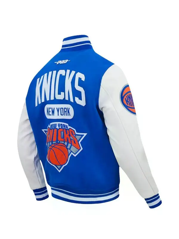 PRO STANDARD X New York Knicks Letterman Varsity Jacket