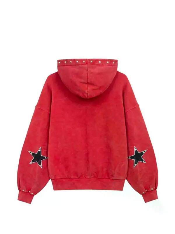 TWOJEYS Studded Zip-up Hoodie