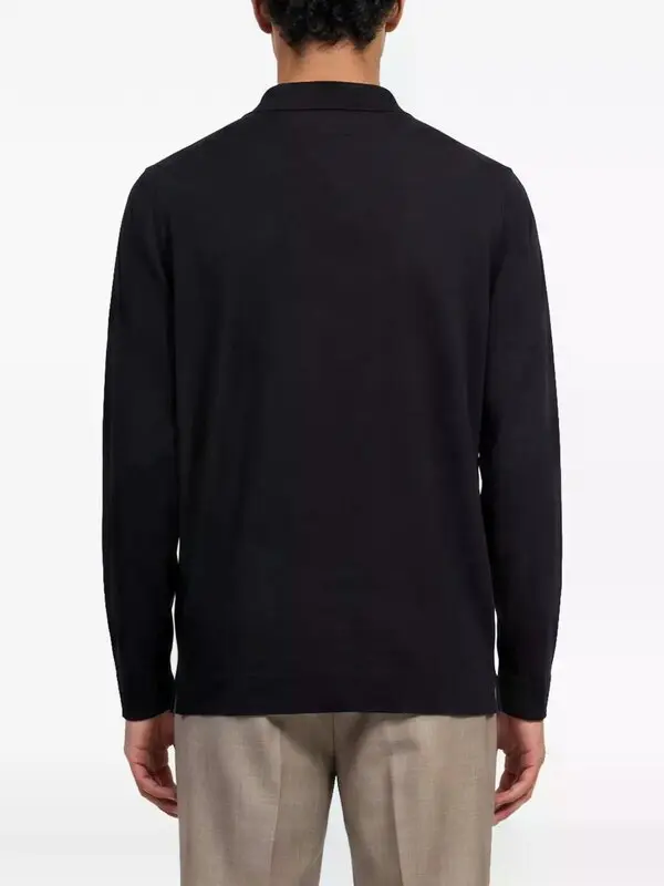LARDINI Long-sleeve Buttoned Shirt - Blue