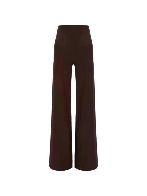 MAISON ANAMI Logo-plaque Wide-leg Trousers