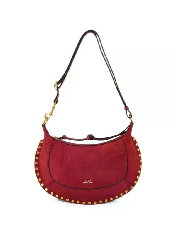 Isabel Marant Étoile Oskan Moon Studded Shoulder Bag