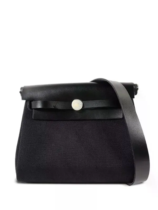 Hermès 2025 Mini Herbag Cross Body Bag - Black