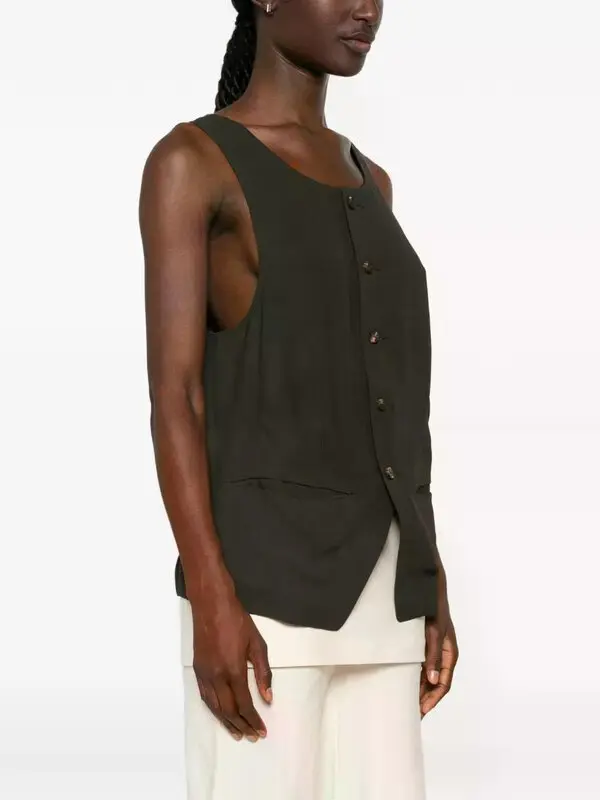 ZIGGY CHEN Sleeveless Vest