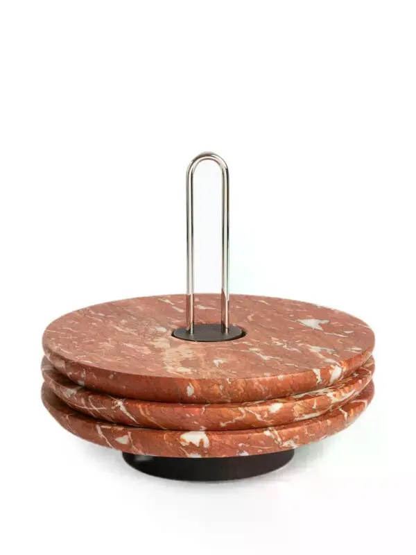 EDITIONS MILANO Ceremony Marble Plates - Red