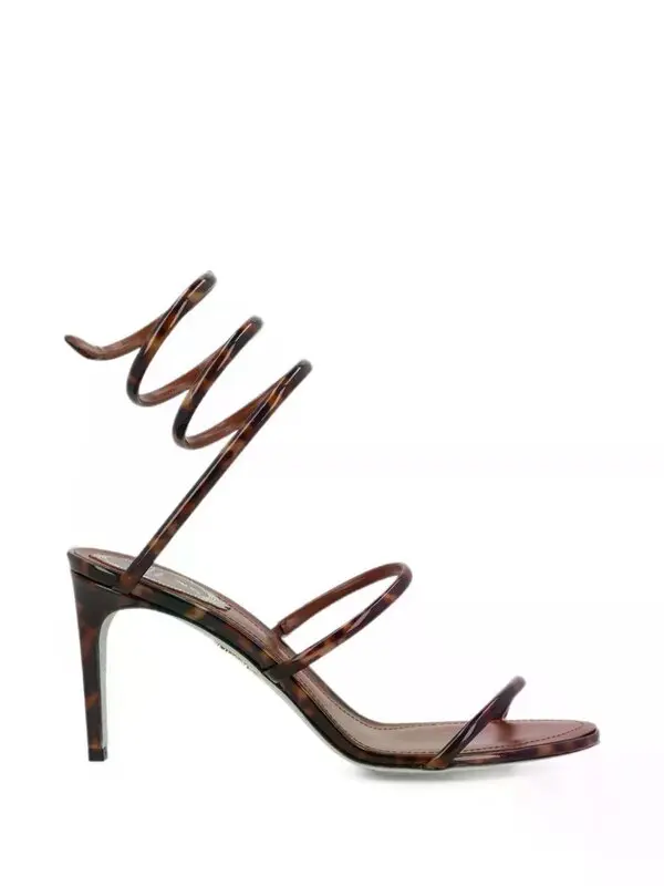 Rene Caovilla Cleo Tortoiseshell-effect Spiral Sandals