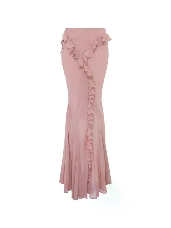 Paris Georgia Ruffled Maxi Skirt