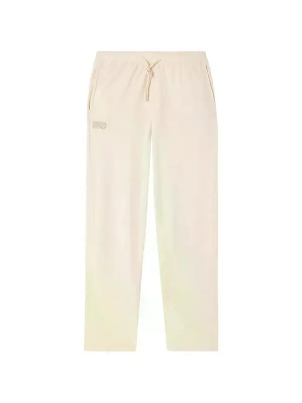 American Vintage Fuxow Embroidered-logo Track Pants - Neutrals