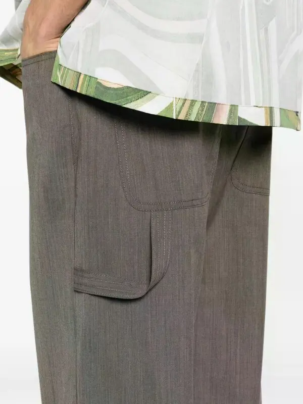 Moschino Belt-loop Pocket Trousers