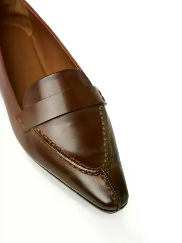 Marsèll Colma Pointed-toe Leather Loafers