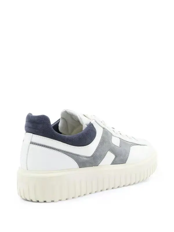 Hogan H-stripes Logo-patch Panelled Sneakers