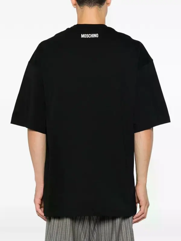 Moschino X Smiley Logo-print T-shirt