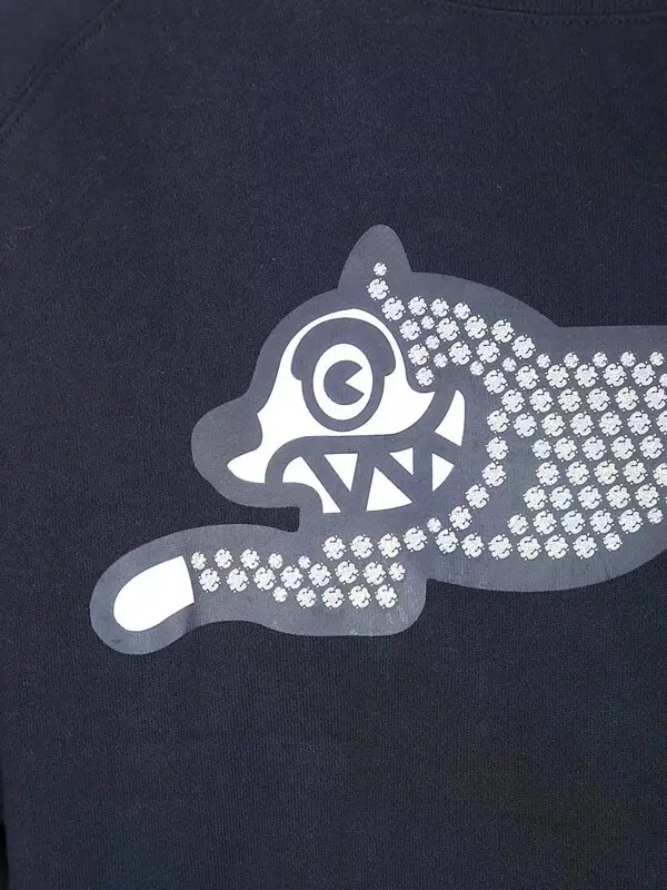 ICECREAM Running Dog Glitter-embellished Sweatshirt