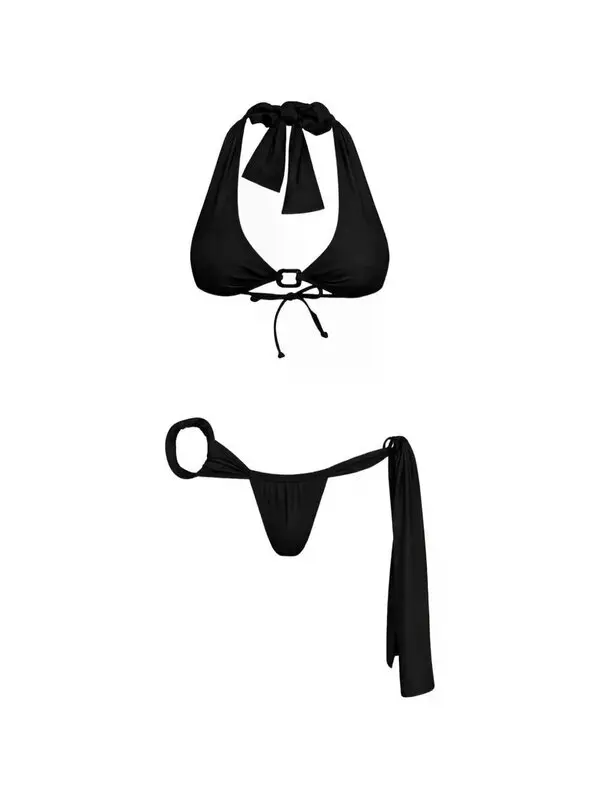 AMIR SLAMA Ring-detail Halterneck Bikini