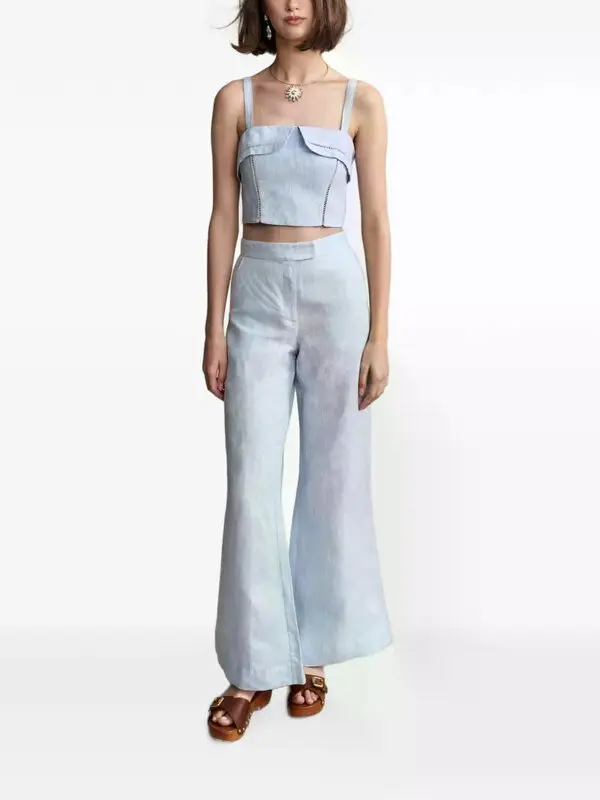 HEVRON Alba Ladder-stitch Cropped Top